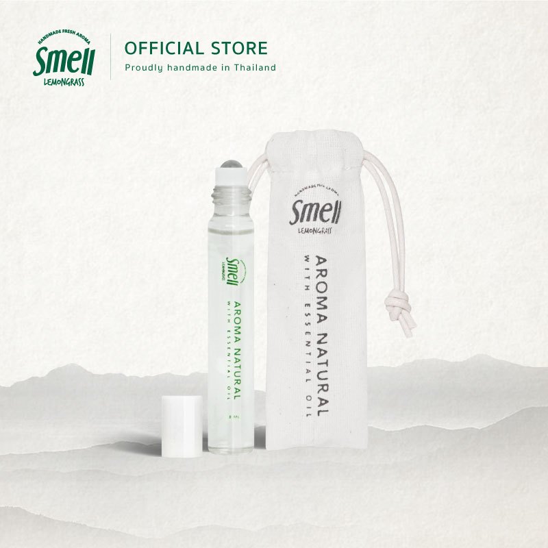 Smell Lemongrass Aroma Natural With Essential Oil 8 ML ลูกกลิ้งอโรม่า ...