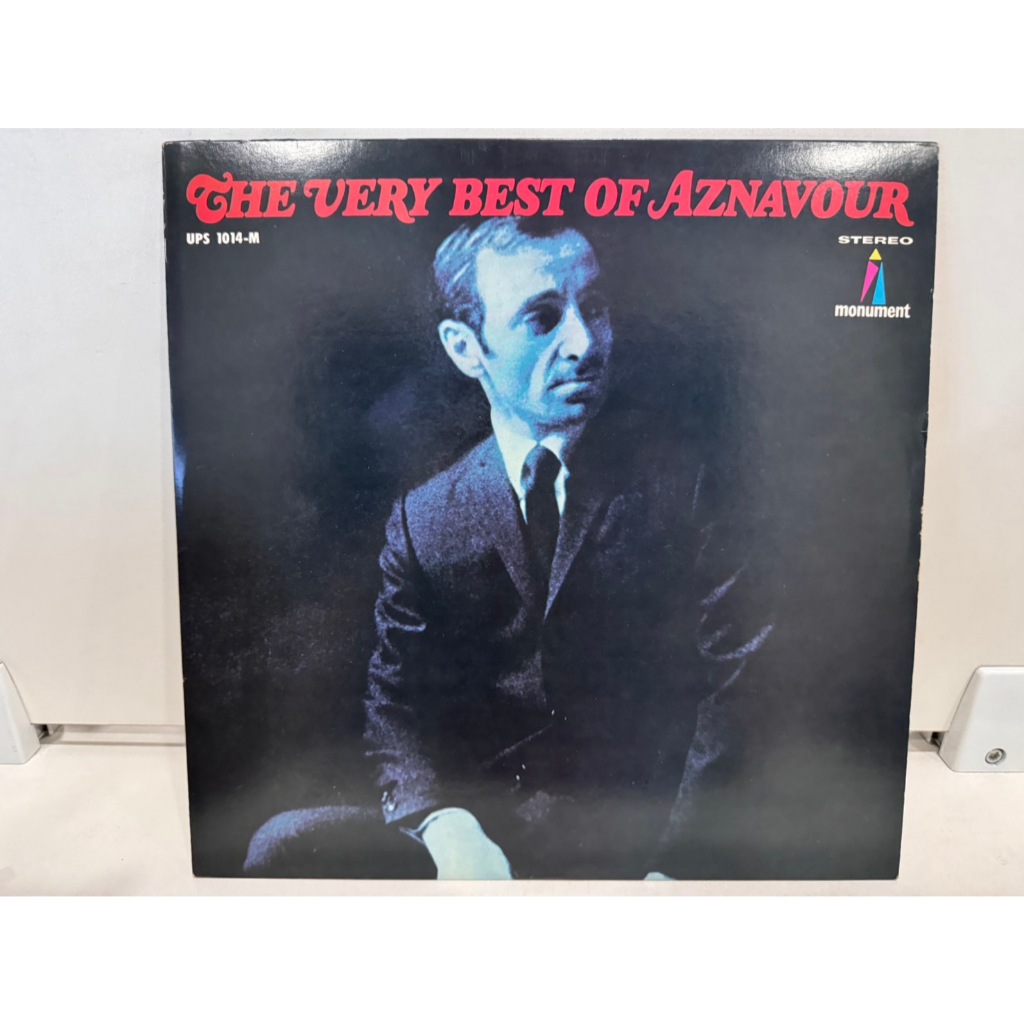 1LP Vinyl Records แผ่นเสียงไวนิล THE VERY BEST OF AZNAVOUR (E10E17 ...
