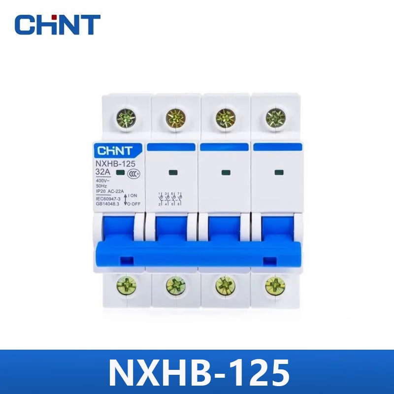 CHNT CHINT NXHB-125 1P 2P 3P 4P เครื่องตัดวงจรมีดขนาดเล็ก | Shopee Thailand