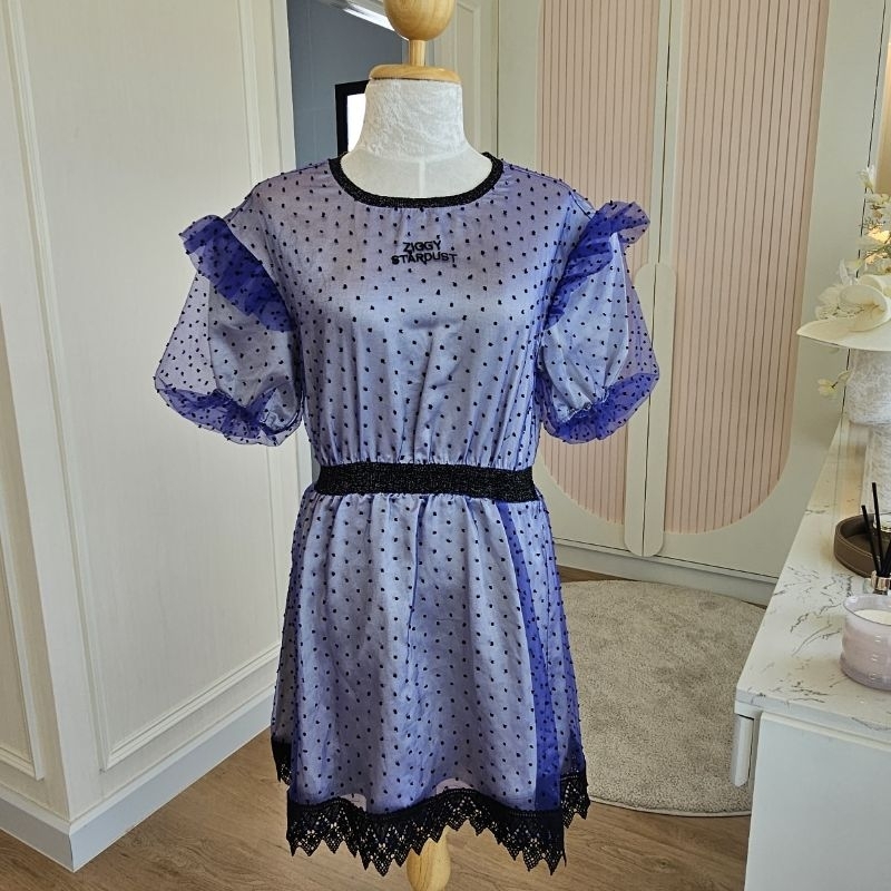 Lyn around เดรส sizeS ซับในทั้งตัว งานสวยมาก | Shopee Thailand