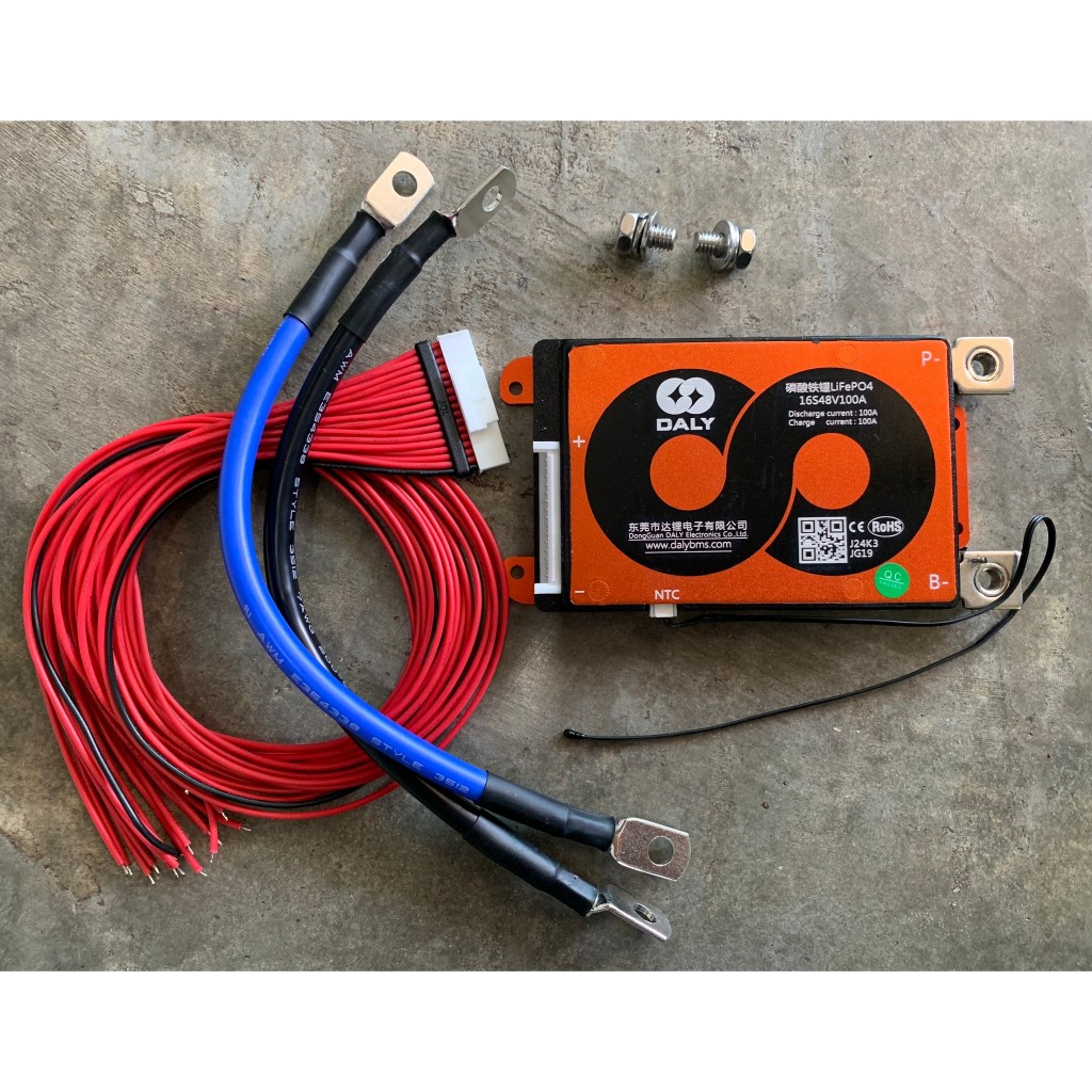 BMS Daly 100A/100A LiFePo4 NMC Li-on 100A / 4s 7s 8s 12s 14s 16s 20s ...