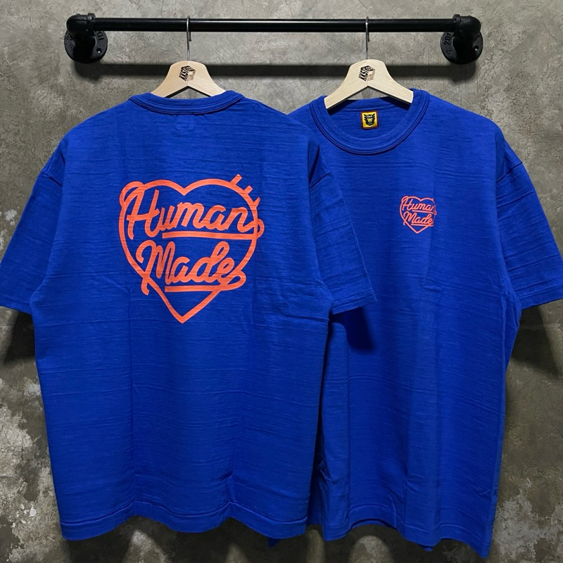 พร้อมส่ง Human made T-Shirt Blue 🔵 แท้💯 จากชอป jp 🇯🇵 | Shopee Thailand
