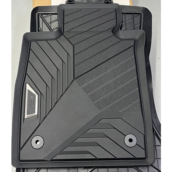 ผ้ายางปูพื้นด้านหน้า BMW Rubber floormat set "All weather" black front ...