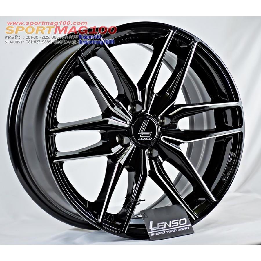 ล้อแม็กใหม่ Lenso Jager QUINTA สีดำหน้าเงา 7-17นื้ว 4รู100 ET35 [21438] | Shopee Thailand