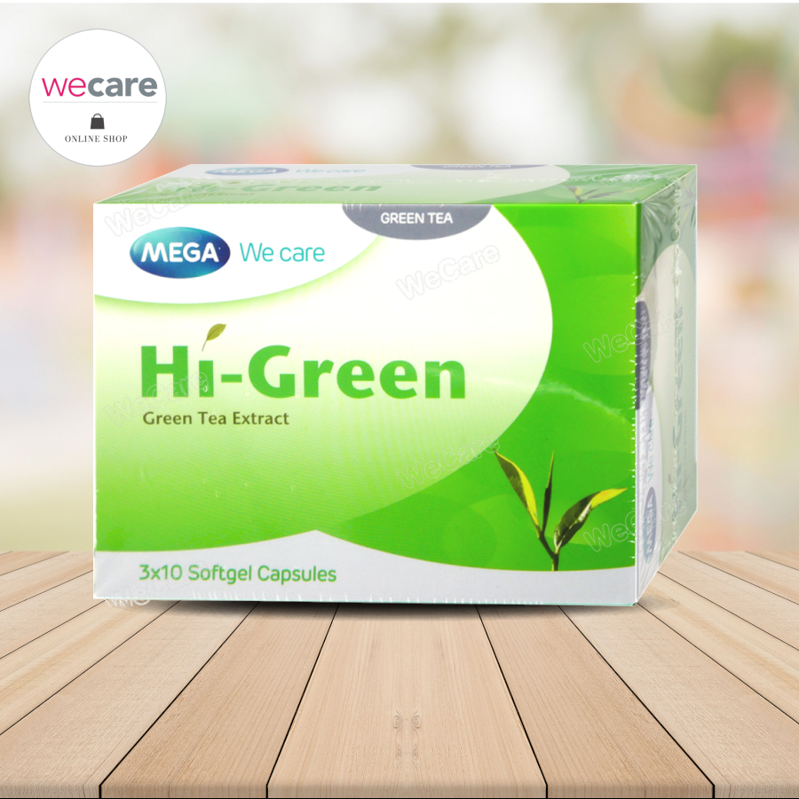 Mega Hi Green 30เม็ด เมก้า ไฮ กรีน 30เม็ด สารสกัดชาเขียว | Shopee Thailand