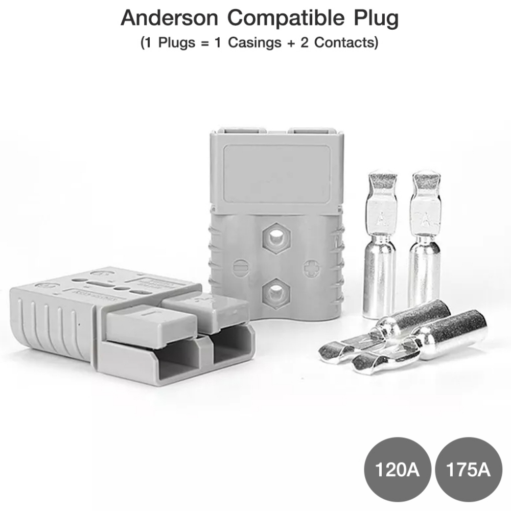 Anderson Plug Connectors Battery Power Cable Terminals Kit ชุดขั้วต่อ ...