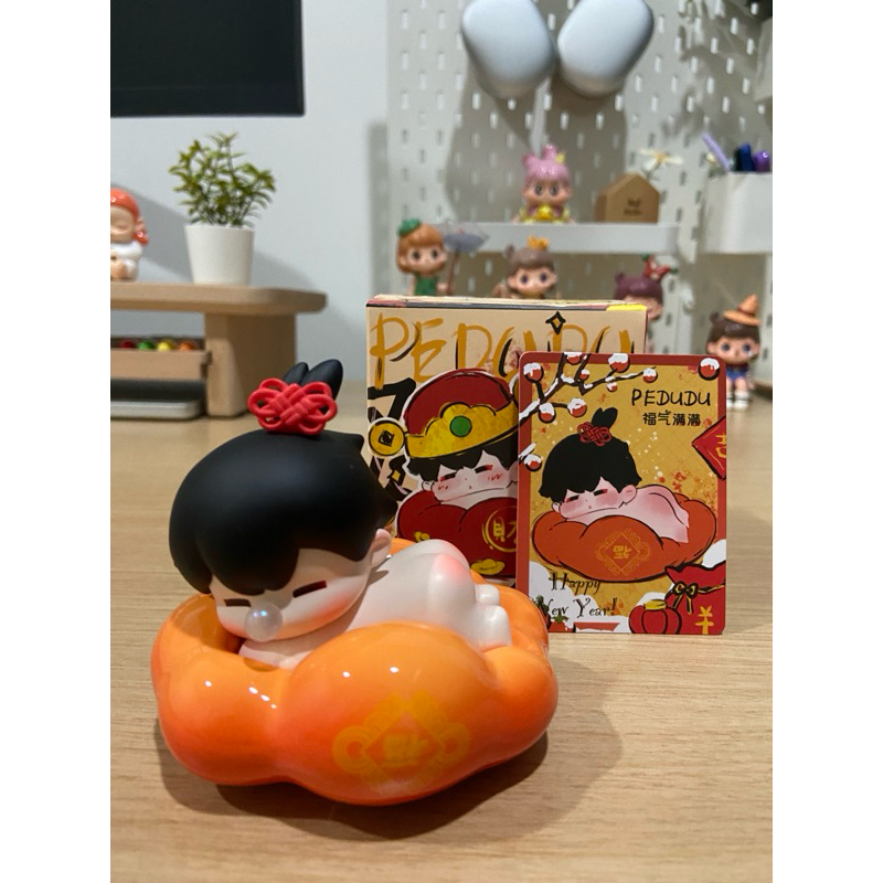 แกะตัว นอนตู้ การ์ดกล่องครบ pedudu น้องฐานส้ม | Shopee Thailand