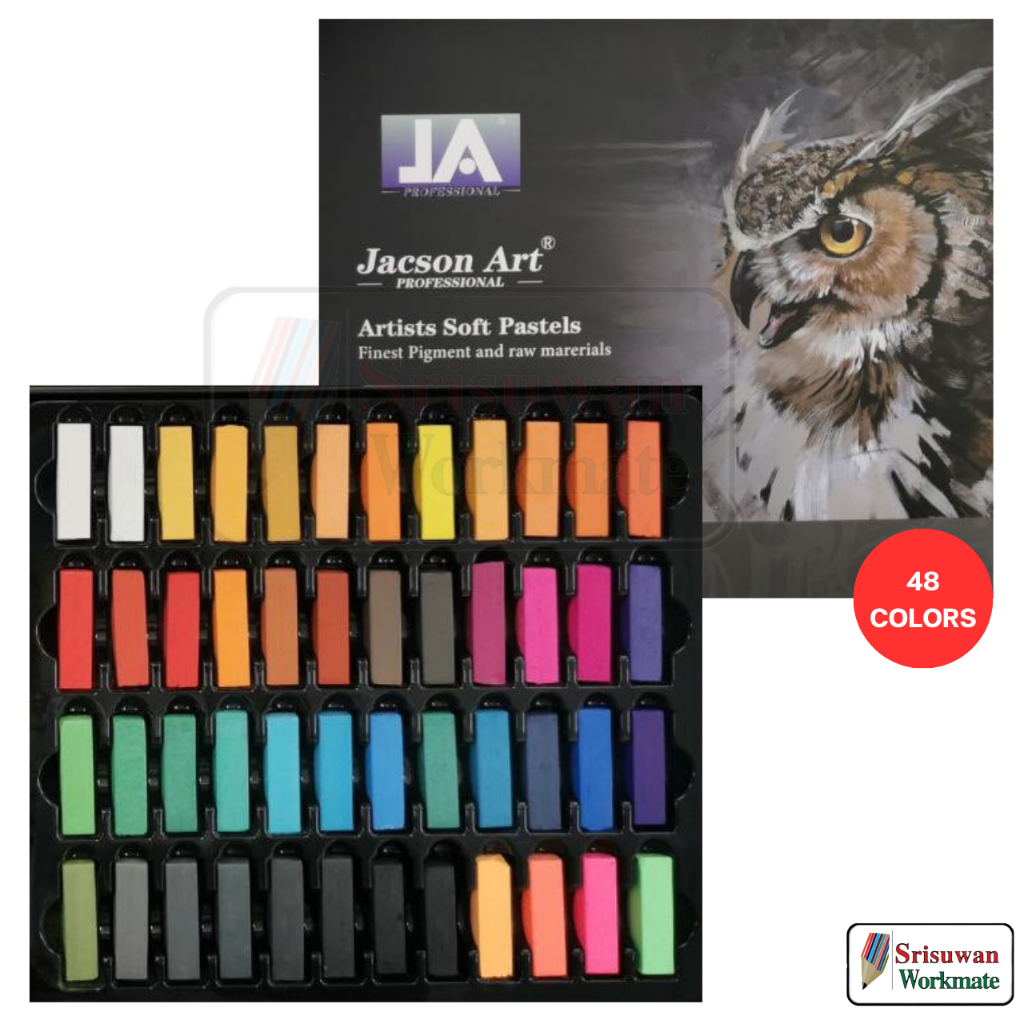 JASON ART PROFESSIONAL Artists Soft Pastel สีชอล์คพาสเทล เกรดอาร์ทติส ...