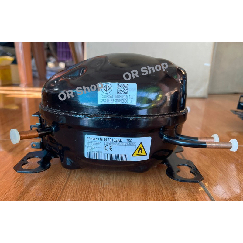 คอมตู้เย็น คอมเพรสเซอร์ตู้เย็น SAMSUNG ซัมซุง Part. NI34T9102AD TSC 200 ...