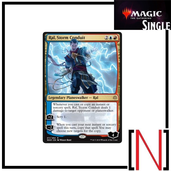 [MTG][Single][WAR] Ral, Storm Conduit ระดับ Rare [ภาษาอังกฤษ] | Shopee ...