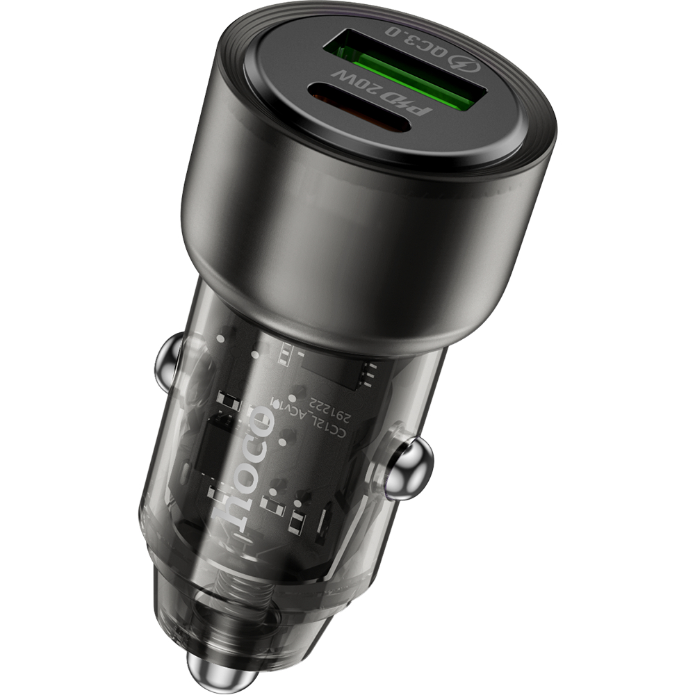 หัวชาร์จในรถ HOCO Z52 Car Charger ที่ชาร์จแบตในรถยนต์ ชาร์จเร็ว PD38W ...