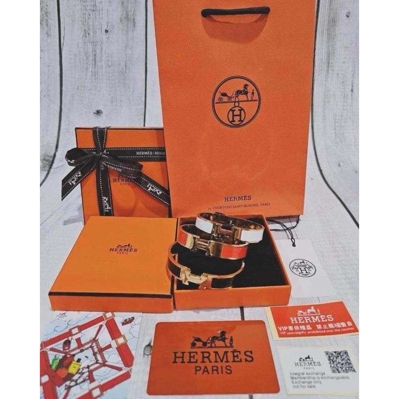 กำไล Hermès Clic H กำไลแอร์เมส อุปกรณ์ครบ | Shopee Thailand