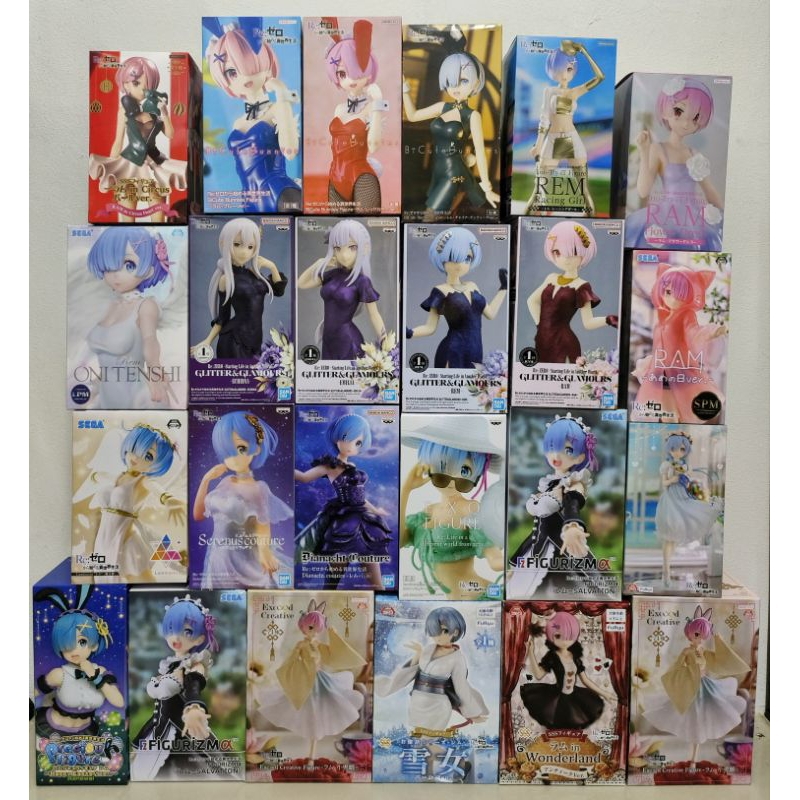 พร้อมส่ง Figure Model มือ1 ของแท้100% โมเดลฟิกเกอร์ rem , ram- Figure ...