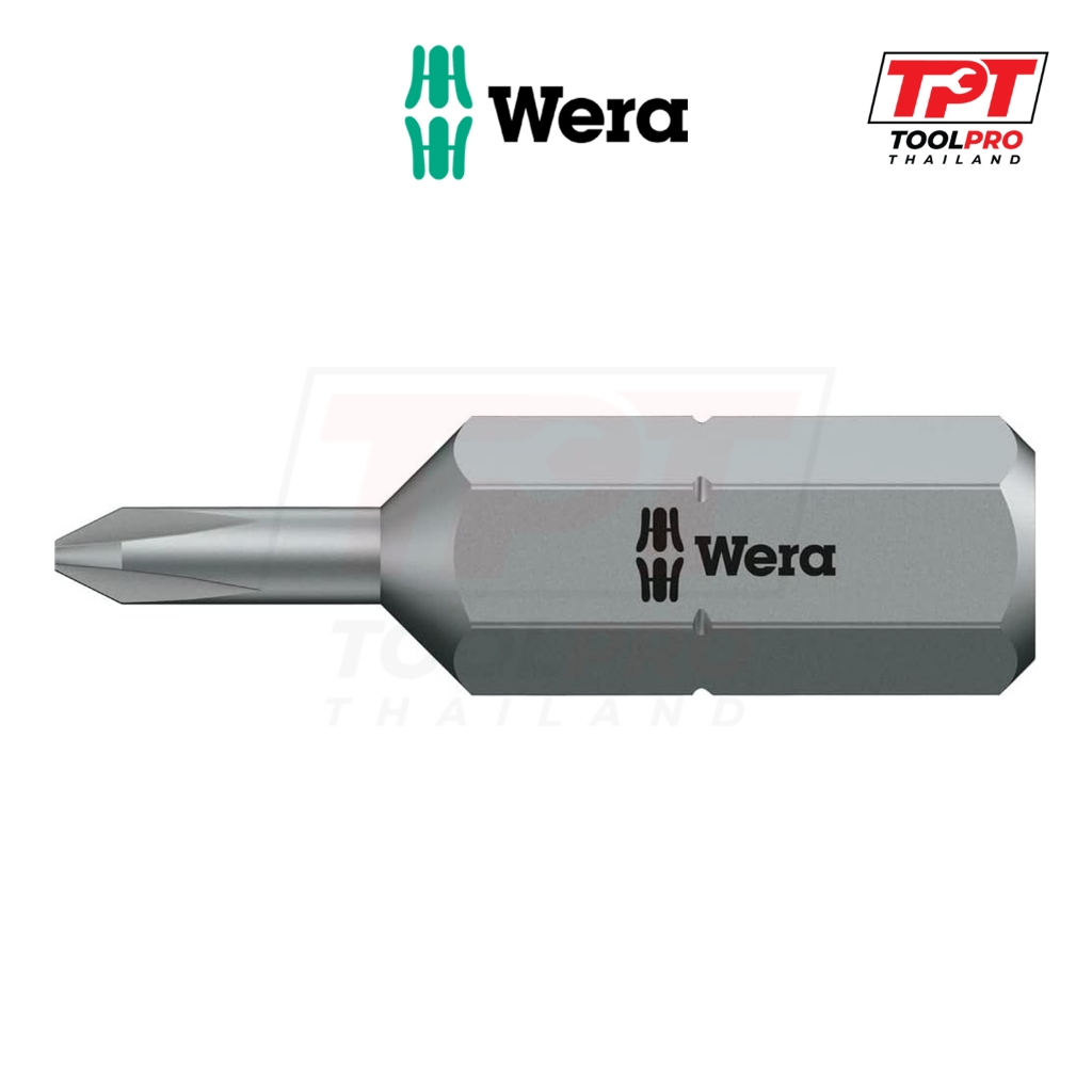 Wera ดอกไขควง 851/1 J (JCIS) Phillips Bit, PH00 / PH0 x 25mm | Shopee ...