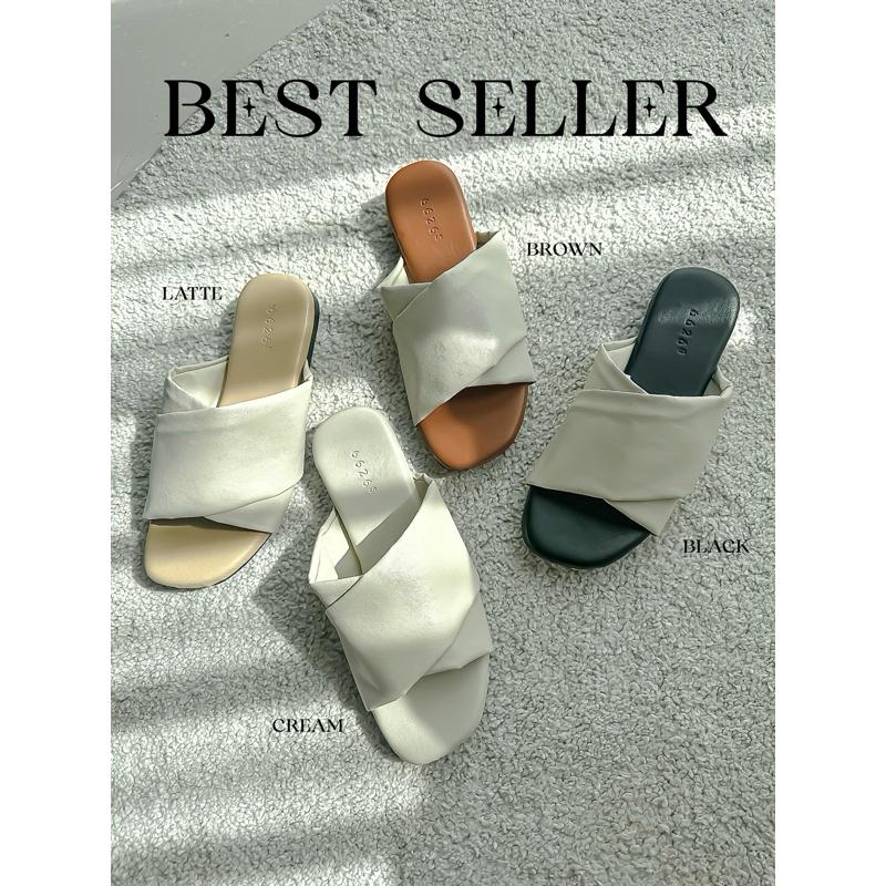 ลด 10% โค้ด SHOES90 สต๊อคแน่น 4สี พร้อมส่ง หน้าเท้าอวบหน้าเท้ากว้างใส่สวย รุ่นMaysa รองเท้าแตะ ...