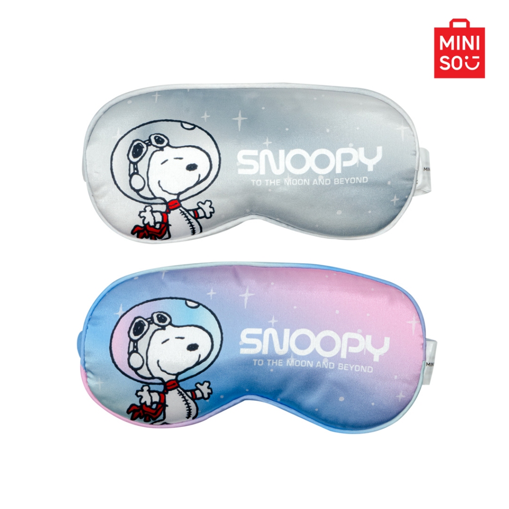 MINISO ผ้าปิดตา อุปกรณ์เสริมสำหรับเดินทาง Snoopy the Little Space ...