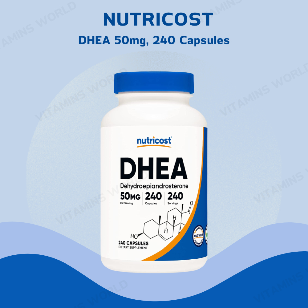 Nutricost DHEA 50mg, 240 Capsules - Gluten Free, Soy Free, Non-GMO, Supplement (V.3073) | Shopee ...