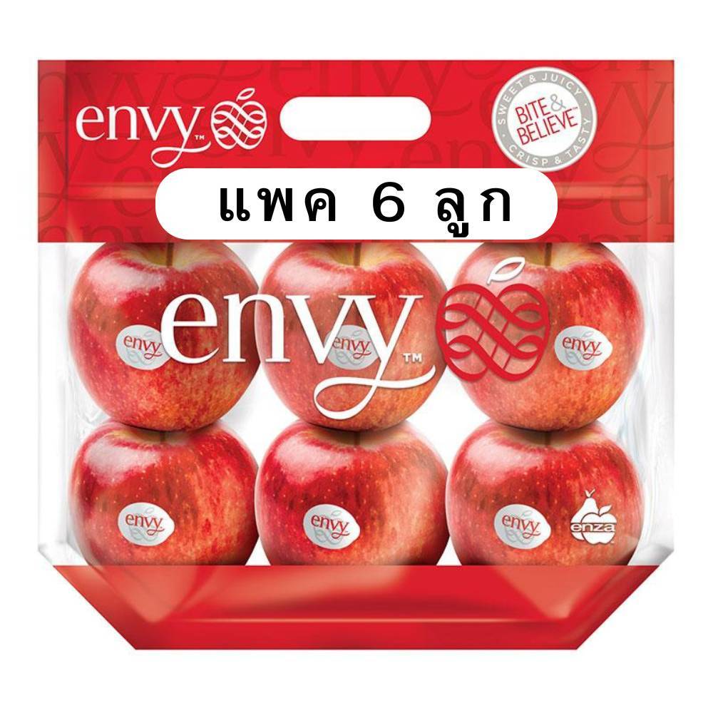 แอปเปิ้ล Envy (6ลูก) สินค้าเข้าใหม่ Premium Envy Apples แอปเปิลเอนวี่นำเข้าจากประเทศ New Zealand ...