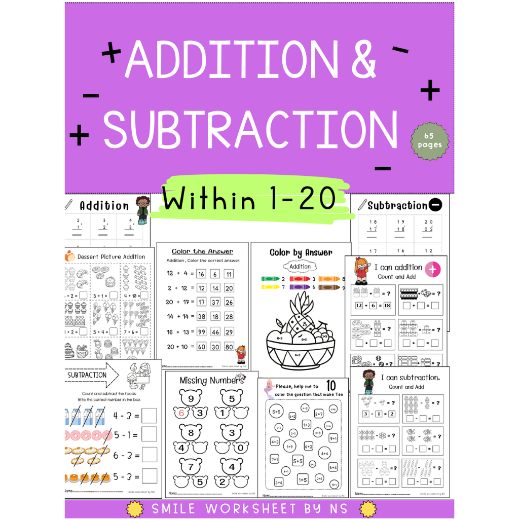 Addition and Subtraction within 20 (การบวกและการลบในจำนวนไม่เกิน 20 ...