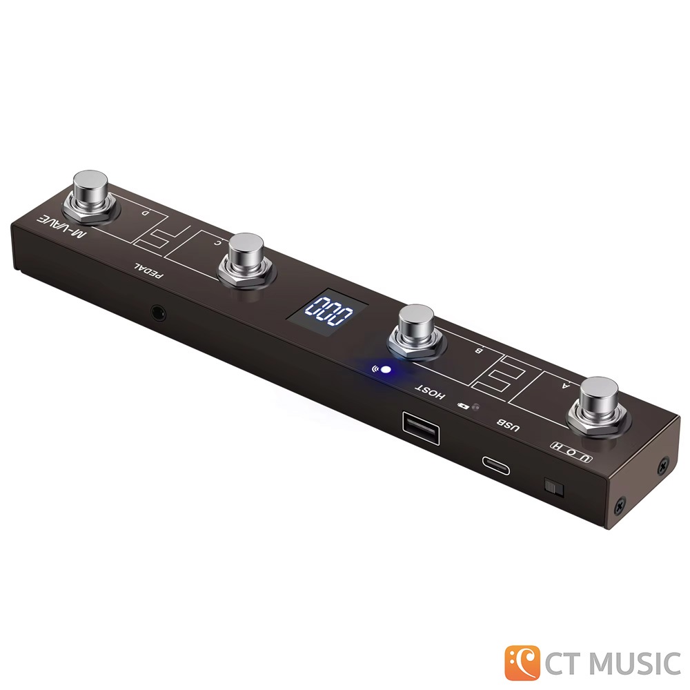 (ประกันศูนย์ไทย ส่งด่วนทันที) M-VAVE Chocolate Plus Wireless Midi Foot Controller ฟุตสวิตช์ ...