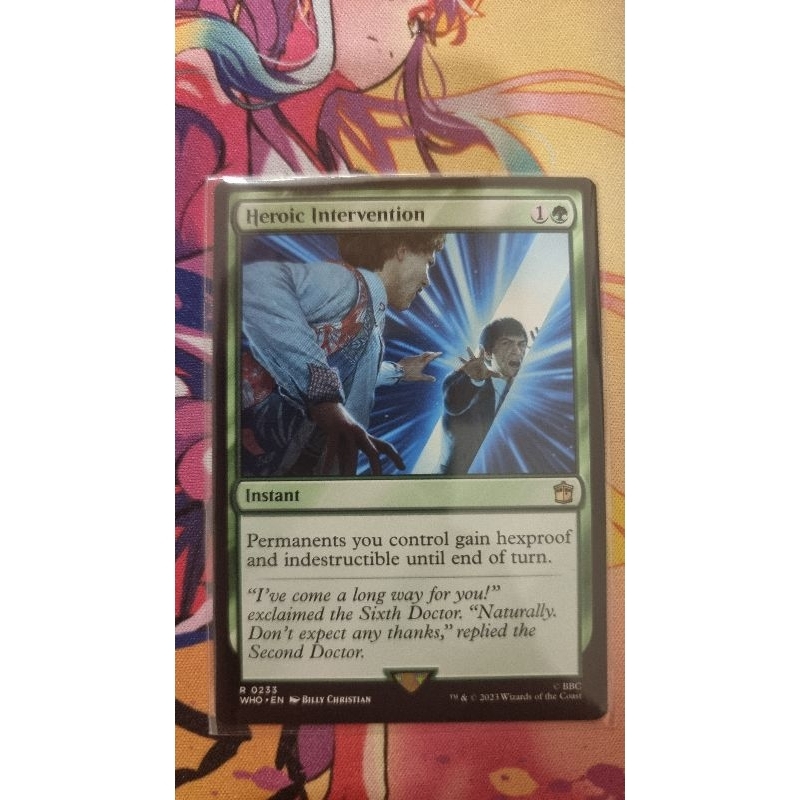Heroic Intervention การ์ด Magic the gathering ของแท้จากชุด Doctor Who ...