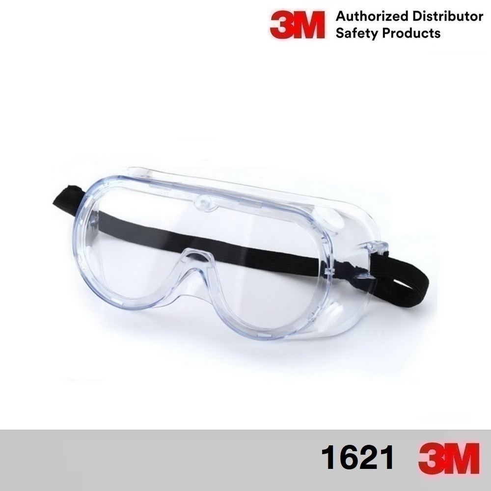 3M 1621 แว่นนิรภัย (แว่นเซฟตี้) ครอบตานิรภัย 3M Safety Goggles for Splash | Shopee Thailand