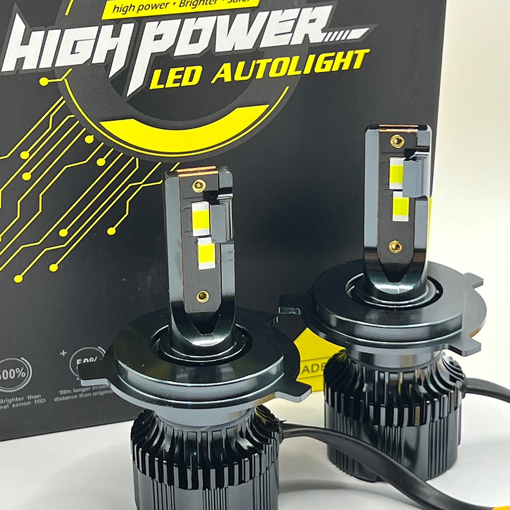 ไฟหน้ารถยนต์ LED รุ่น K5 ขั้ว H4 H7 H11 HB3 HB4 HIR2 ชิพ CSP 3570 แสงสีขาว 2 หลอด รับประกัน 1 ปี ...