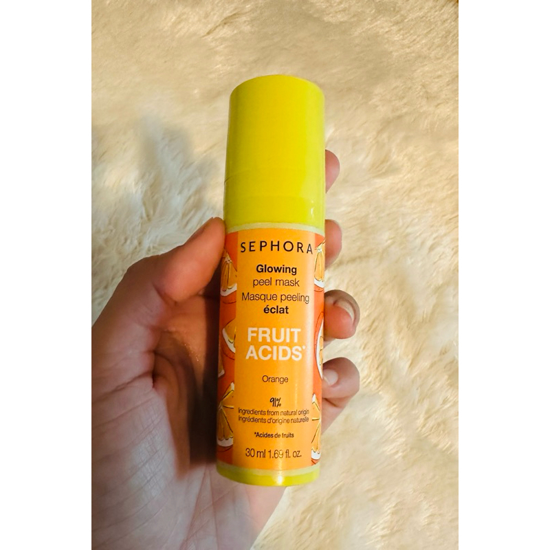 Sephora Glowing Peel Mask Fruit Acids 30ml.ใช้มาแล้ว 3 ครั้ง | Shopee ...