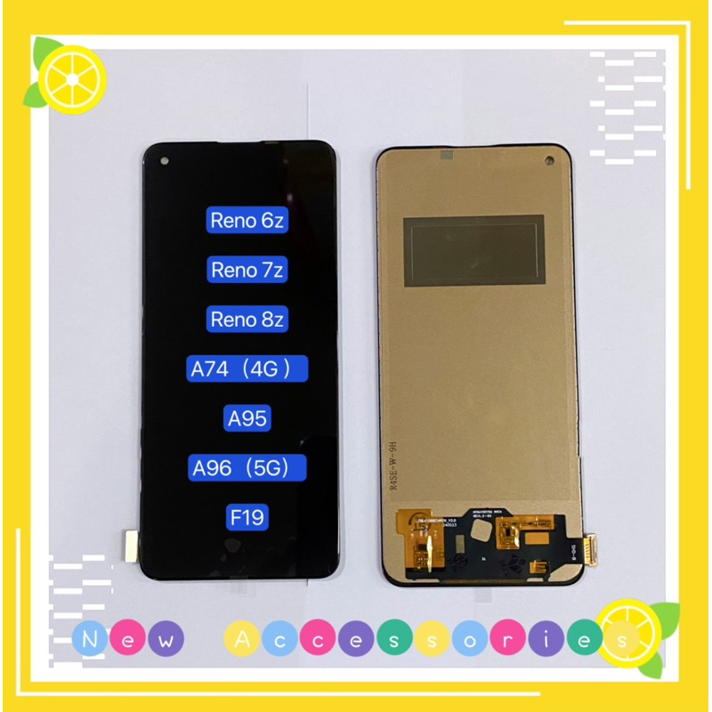 หน้าจอ LCD + ทัสกรีน OPPO Reno 6z / Reno 7z（5G）/ Reno 8z / A74（4G）/ A95 / A96（5G）/ F19 （ งาน TFT ...