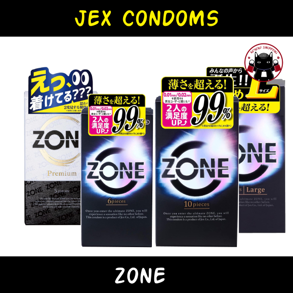 Jex Condoms ZONE ถุงยางอนามัยพรีเมียม จากญี่ปุ่น | Shopee Thailand