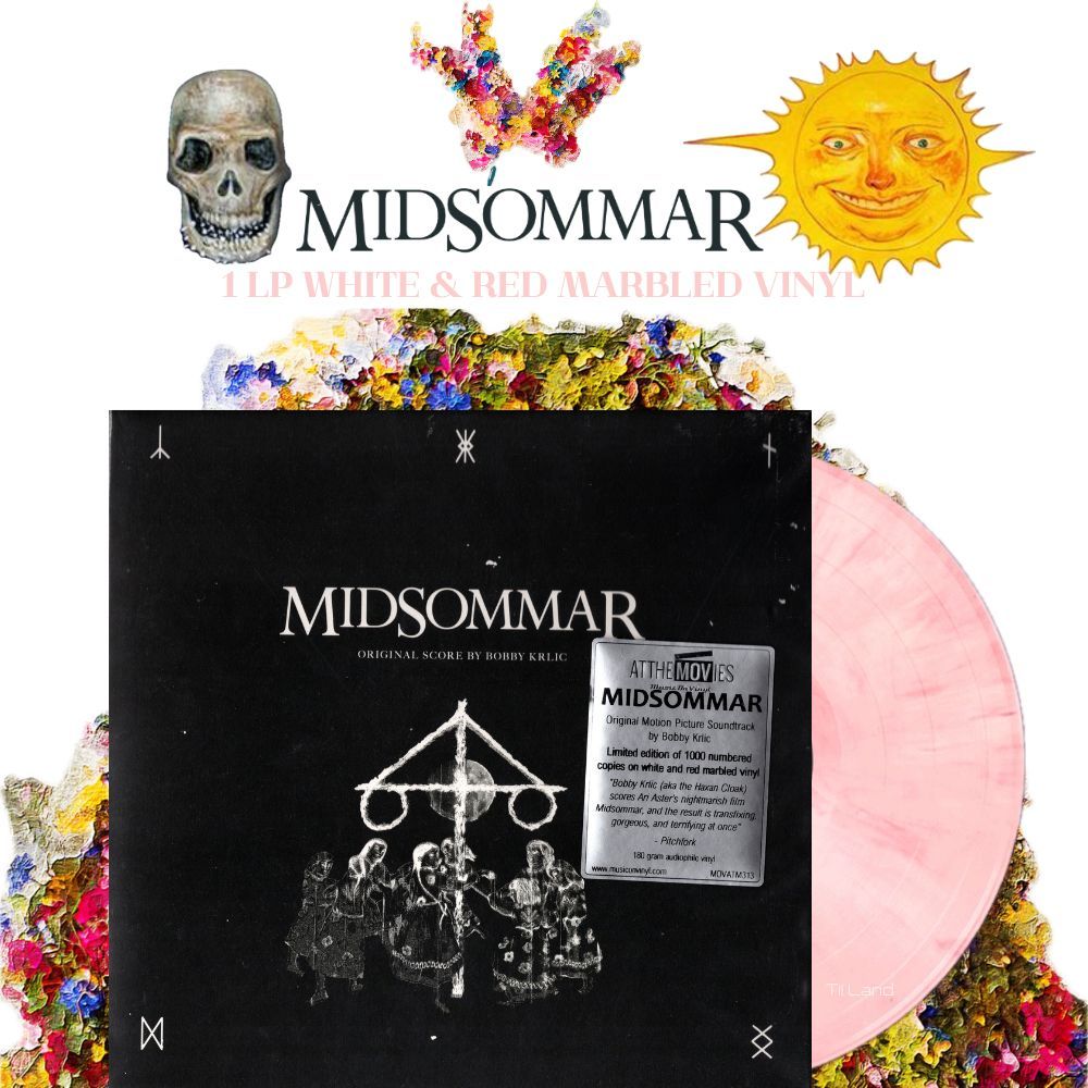 แผ่นเสียง Soundtrack Midsommar: Bobby Krlic (White & Red Marbled Vinyl ...