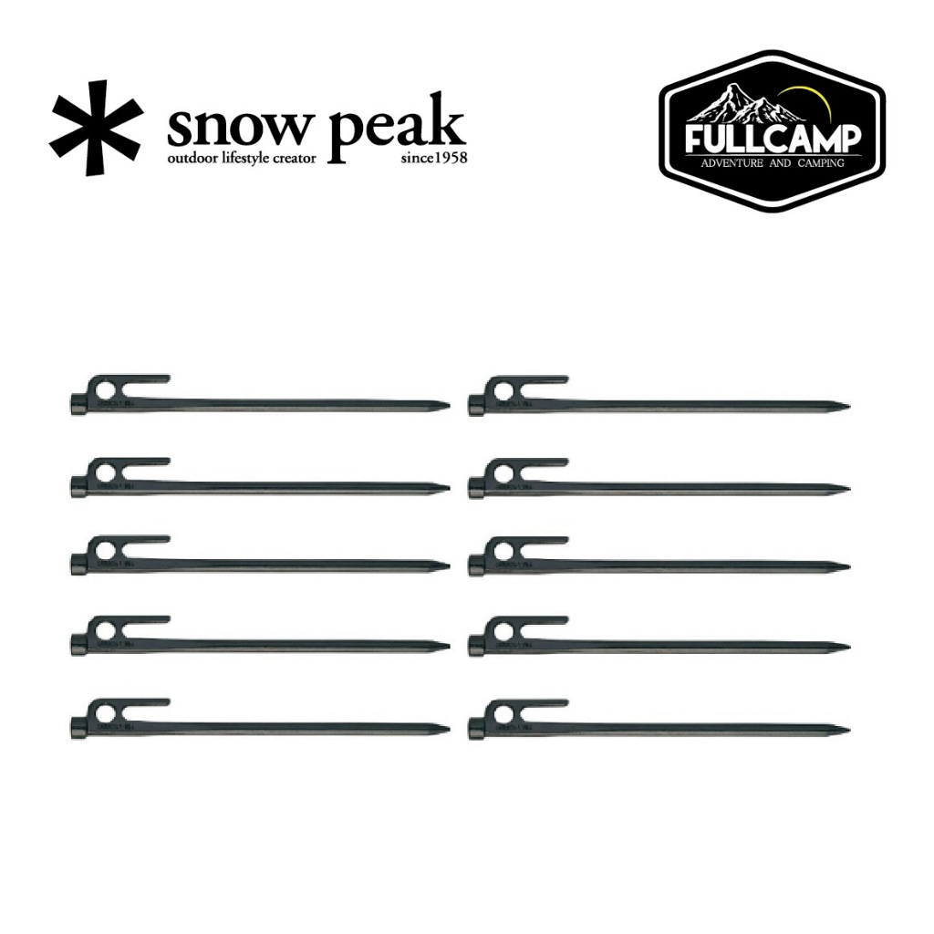 Snow Peak Solid Stake 20 cm สมอบกเหล็กหล่อ Set | Shopee Thailand