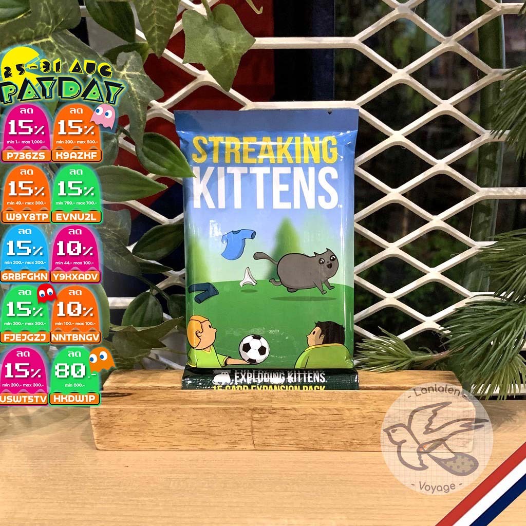[ของแท้][สินค้าขายดี] Exploding Kittens - Streaking Kittens Expansion ...