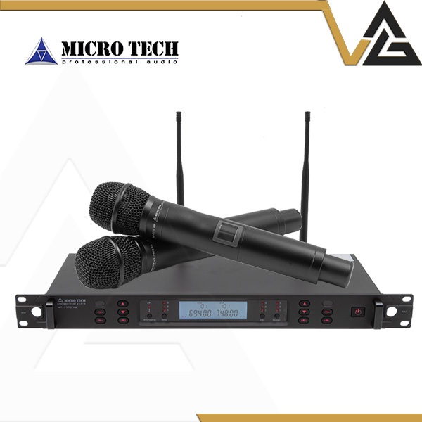 MICROTECH MT-777D V2 ไมค์ลอย ไร้สาย UHF ในกระเป๋า เครื่องรับ ไมโครโฟน สายแจ็ค Wireless ...