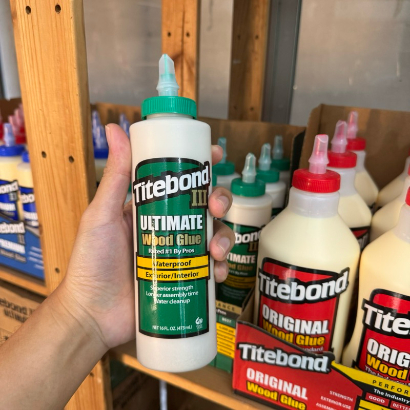 กาวติดไม้ Titebond III ultimate waterproof 16 oz สีเขียว by USA 🇺🇸 ...