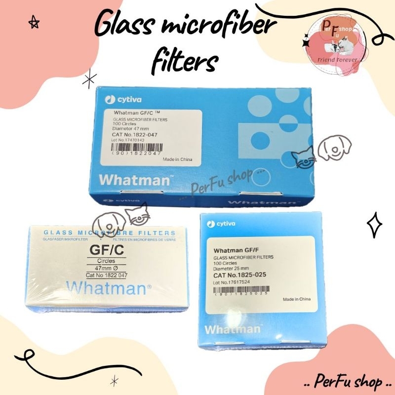 พร้อมส่ง.. 🎏 กระดาษกรองใยแก้ว GF/C &GF/F ยี่ห้อ Whatman, England ...