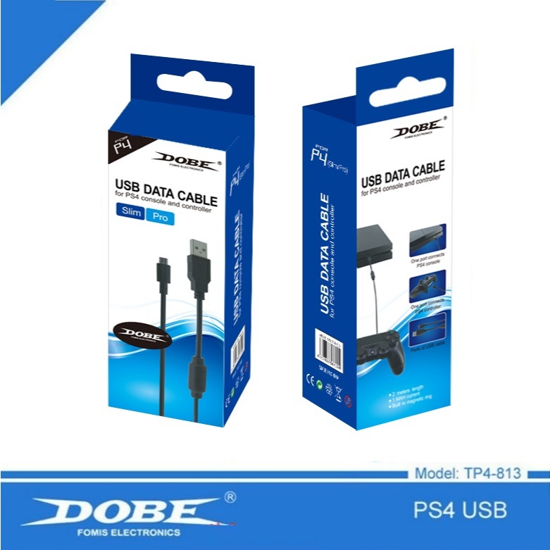 สายชาร์จจอย PS4 DOBE USB DATA CABLE ของแท้ | Shopee Thailand