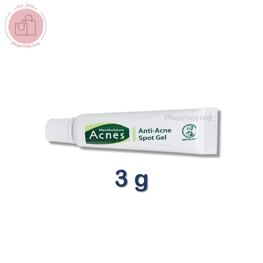 (สินค้าแถม) เจลแต้มสิว Mentholatum Acnes Anti-Acne Spot Gel 3 กรัม เมน ...