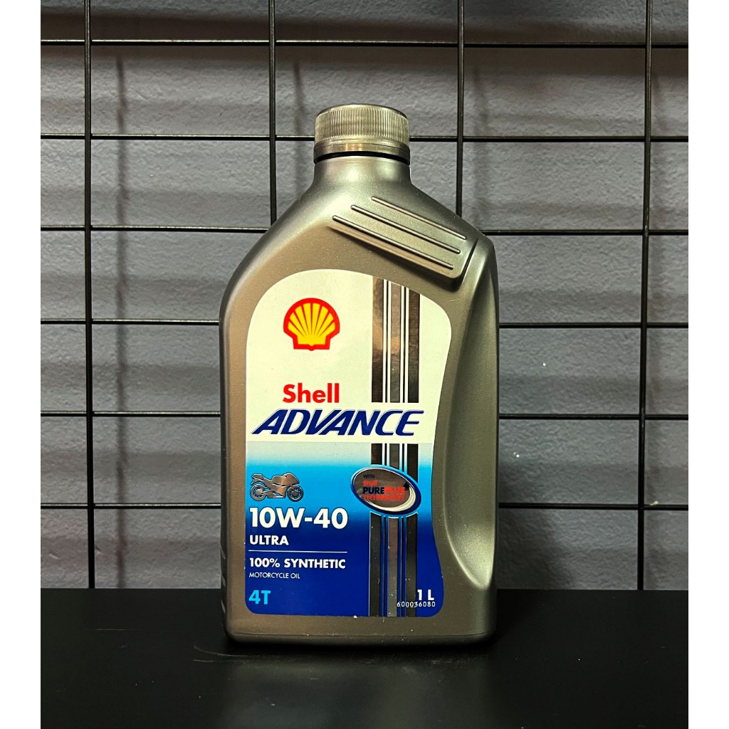 น้ำมันเครื่องสังเคราะห์แท้ SHELL Advance Ultra 10W-40 เกียร์ธรรมดา ขนาด ...