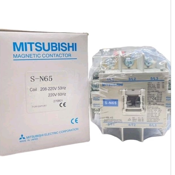 SN65 เมกเนติก - S-N, 3P, คอยล์ 200S-N65 AC200V 2A2B - Mitsubishi - แมก ...