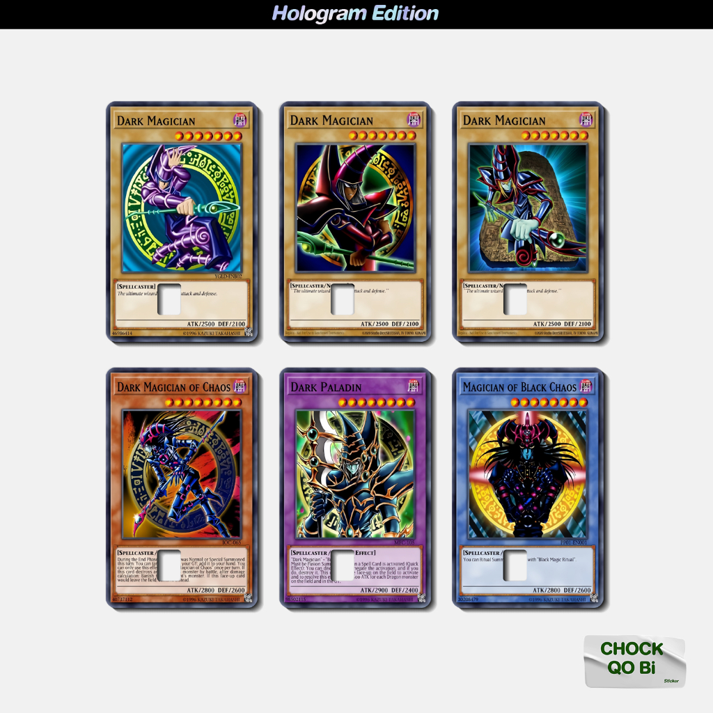 [ฟรีด้านหลัง] Dark Magician Yu-Gi-Oh Skin Card ยูกิ สกินการ์ดสติกเกอร์ ...