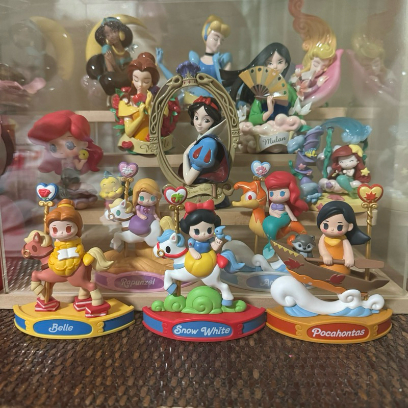 52TOYS Disney Princess Carousels Series Blind Box Figure Toy โมเดลเจ้าหญิง ดิสนีย์ ม้าหมุน ...