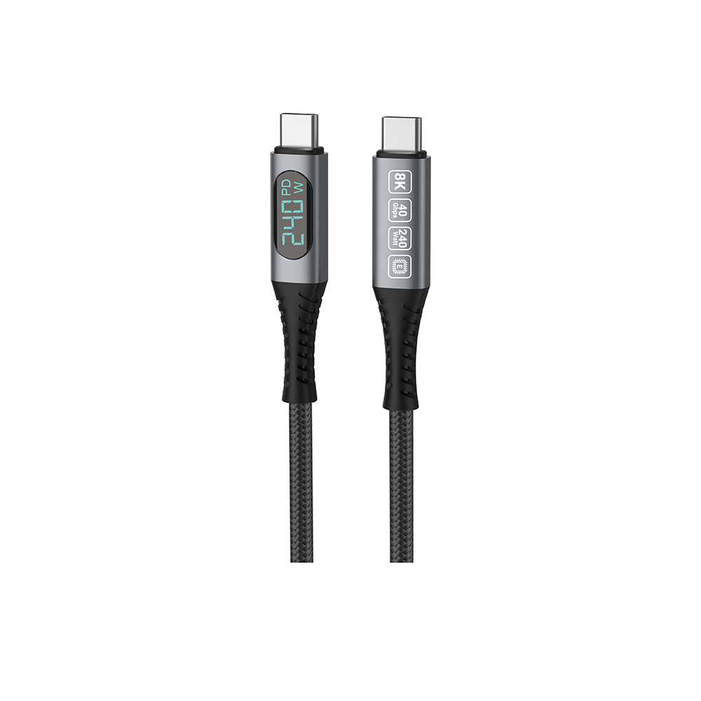 [ลดเหลือ 412] ZTEC ZC641 สายชาร์จ Thunder Bolt USB-C to USB-C วัสดุ ...