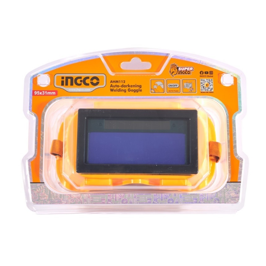 INGCO แว่นตากรองแสง อัตโนมัต รุ่น AHM112 ( Auto-darkening welding ...
