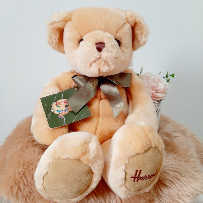 ตุ๊กตาหมี Harrods Signature Teddy Bear แท้💯 | Shopee Thailand