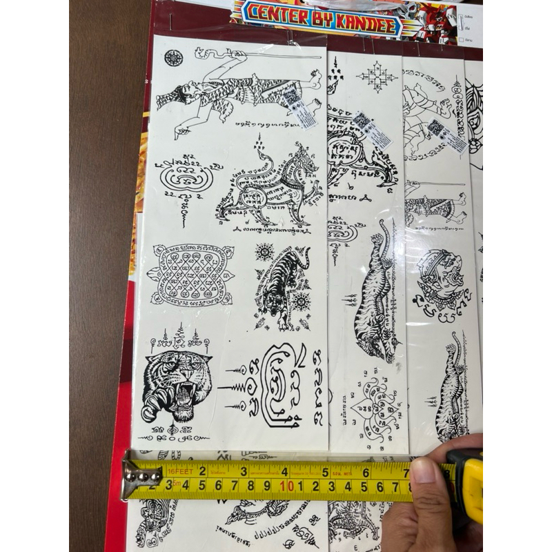 แทททูลายเส้นพุทธะคุณ ขนาด 28x18 เซนติเมตร | Shopee Thailand