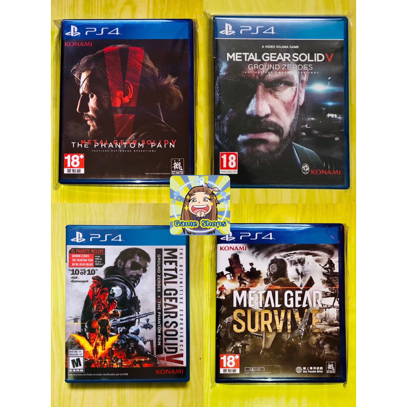 PS4 Game METAL GEAR รวมหลายๆ | Shopee Thailand