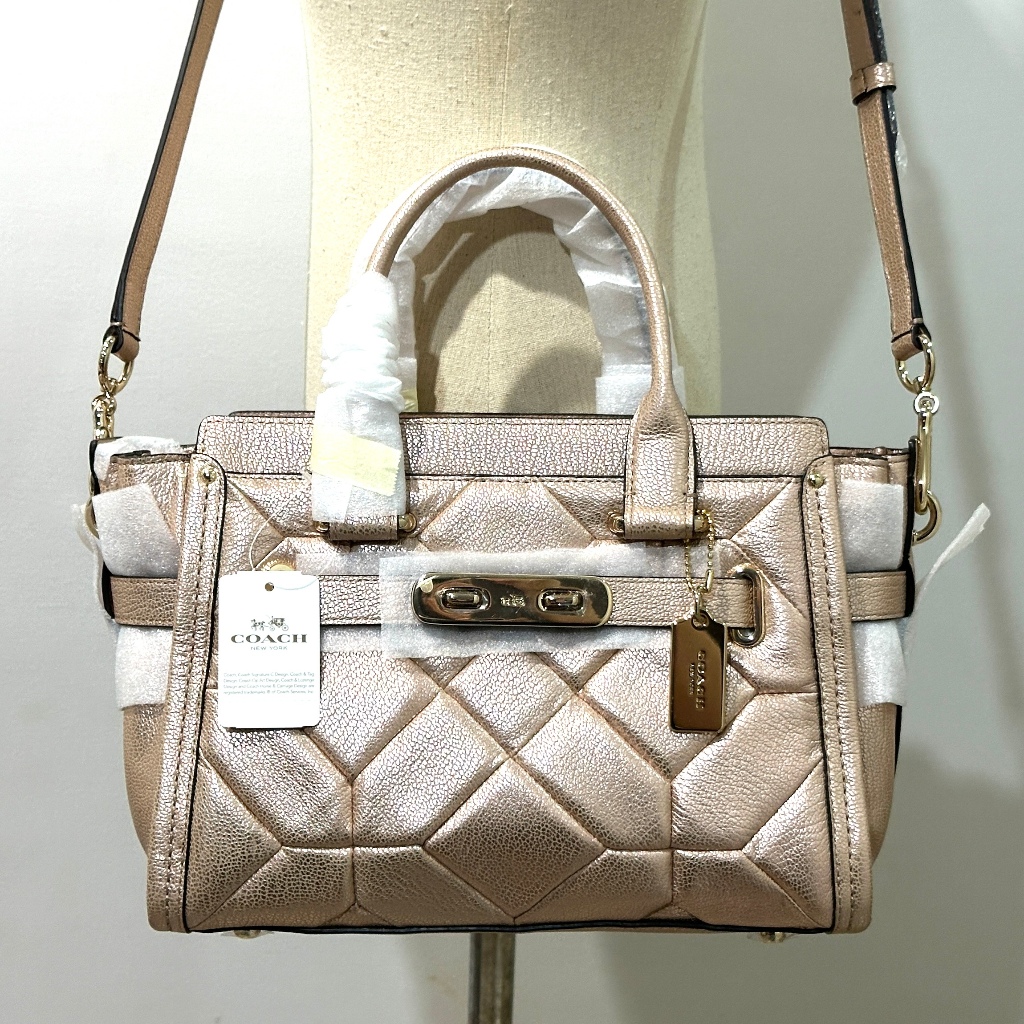 กระเป๋าถือ Coach ของแท้ มือ 1 รุ่นหรูที่สุด COACH SWAGGER 27 IN ...