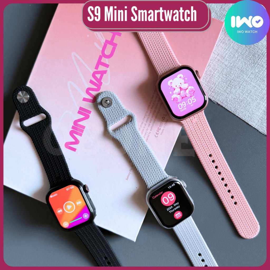 สมาร์ทวอทช์ S9 mini ประกัน3เดือน จอ41มม แถมฟิล์ม Smartwatch นาฬิกา ...