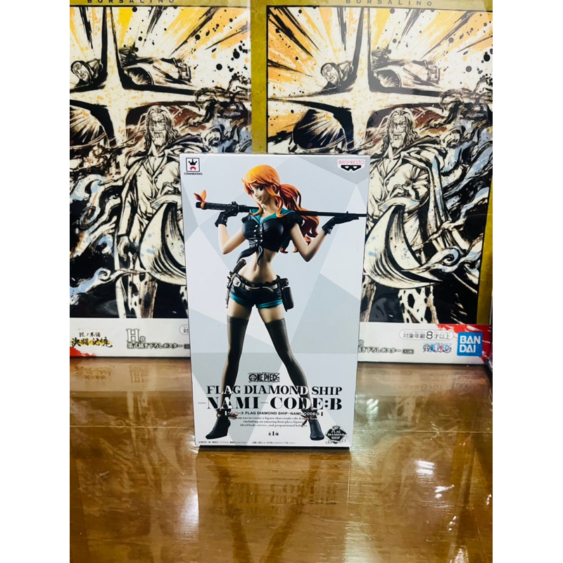 (FDS) แท้100% นามิ ปืน Nami Flag Diamond Ship มือ 1 แมวทอง ฟิกเกอร์ ...